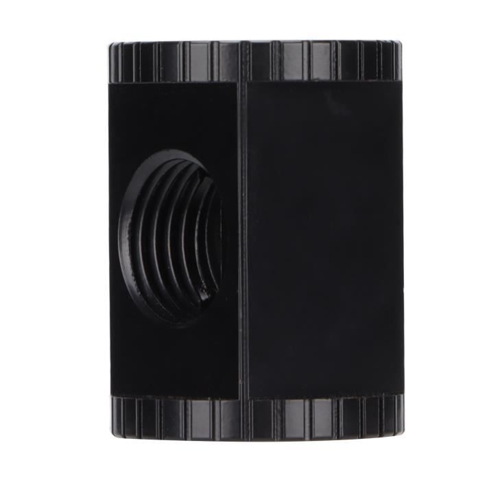 GOTOTOP raccord en T en laiton Raccord de bloc en T femelle G1/4in filetage hexagonal intérieur ...