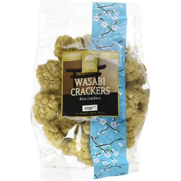 Cracker De Riz - Turtle Crackers Wasabi 125 - Cdiscount Au quotidien