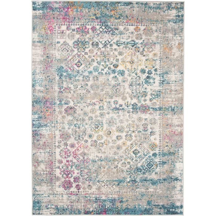 Tapis Salon Oriental Mazovia - modèle LAZUR - Tapis Grande Taille à ...