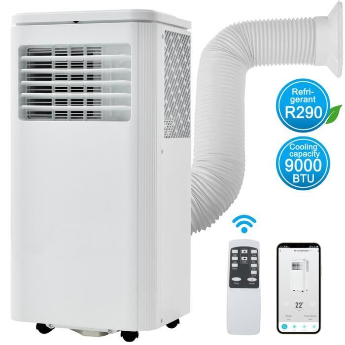 Climatiseur mobile 9000 Btu-h Déshumidificateur, Refroidissement ...