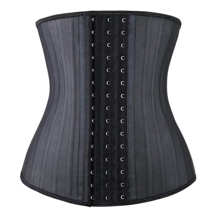 Femme Gaine Amincissante Ventre Plat Latex Corset Minceur Waist Trainer ...