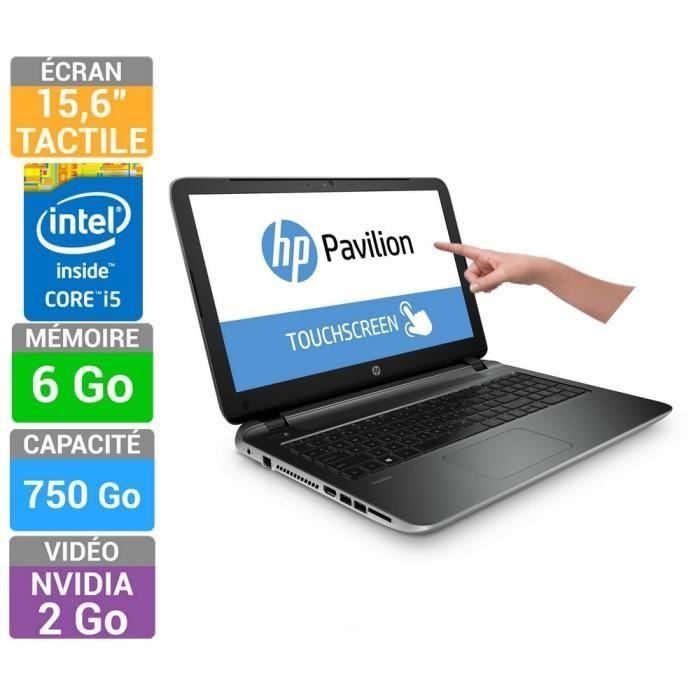 HP PC Portable Tactile Pavilion 15-p152nf - Cdiscount Informatique