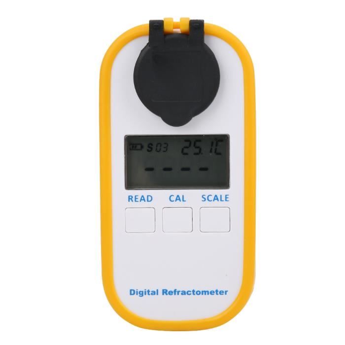 Omabeta Réfractomètre de Jus DR401 Mèter Numérique de Jus Vin de Sucre ... Omabeta Réfractomètre de Jus DR401 Mèter Numérique de Jus Vin de Sucre ...