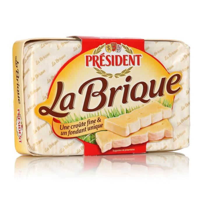 PRESIDENT Brique - Fromage 26%mg 200g - Cdiscount Au quotidien