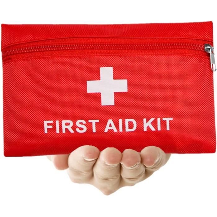Trousse Secours Portable Kit, Trousse de Premier Secours, Mini Boîte Médical Sac De Stockage De ...