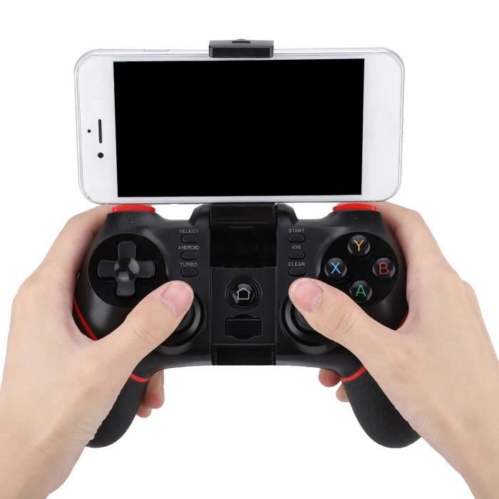 Manette de jeu sans fil Bluetooth SURENHAP - Noir - Pour téléphone ...