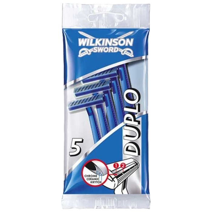 WILKINSON - Rasoir jetable homme - Sword Duplo x5 - Cdiscount Au quotidien
