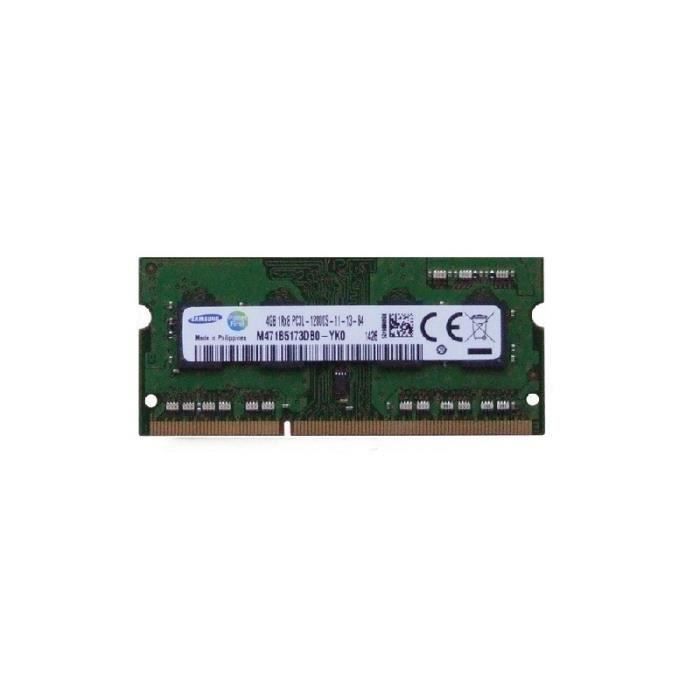 Barrette Mémoire RAM Sodimm 4Go DDR3 PC3L - Cdiscount Informatique