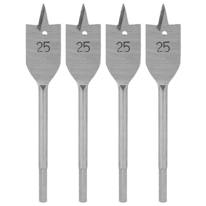 YOSOO forets à bois plats de 25 mm 4 pièces plat bois foret ensemble en ...