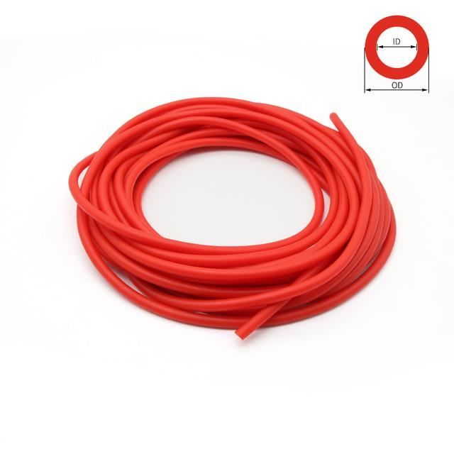 Tuyau,Rouge-1 Meter-ID 1.7mm x 4.5mm OD--Tuyaux En Latex Naturel, 1m-3m ...