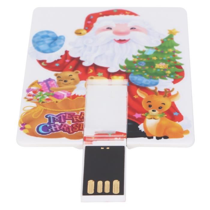KAI1 Clés USB Clé USB USB2.0 Mignon Drôle Père Noël Memory Stick ...