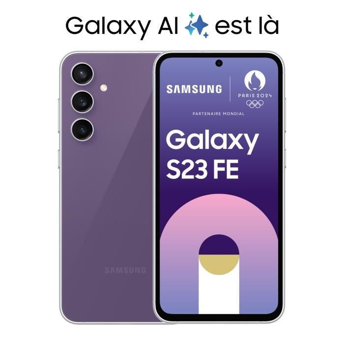 Samsung Galaxy S23 FE Smartphone 256 Go 5G Violet - Cdiscount Téléphonie
