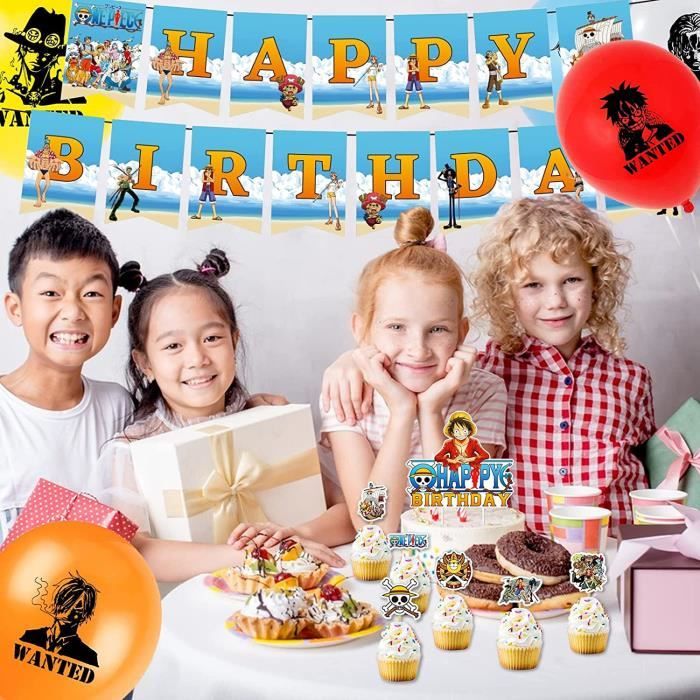 Anniversaire One-Piece, Decoration One-Piece, Décoration De Fête D ...
