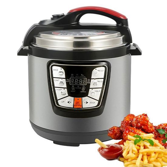 Autocuiseur Électrique 6L, Cuiseur à Riz avec 9 programmes 1000 W ...
