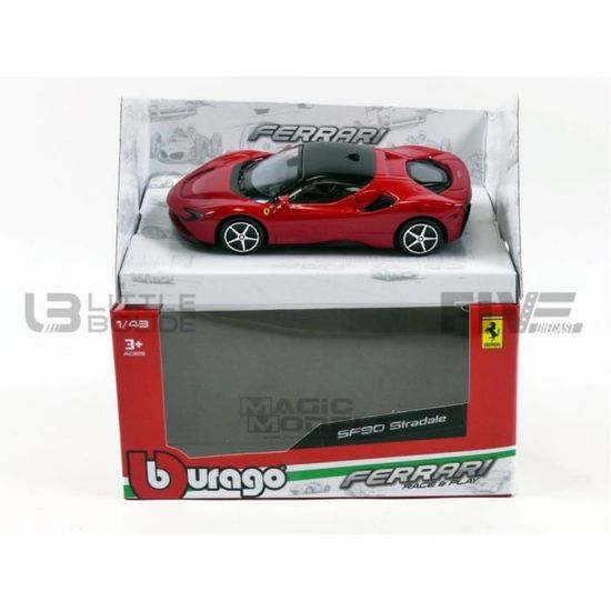 Voiture Miniature de Collection - BBURAGO 1/43 - FERRARI SF90 Stradale ...