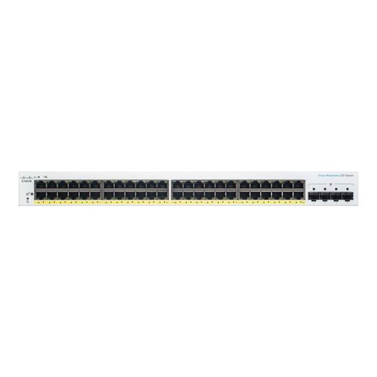 Switch - Cisco - CBS220-48P-4G-EU - 48 ports GE - PoE+ 382W - 4x1G SFP ...