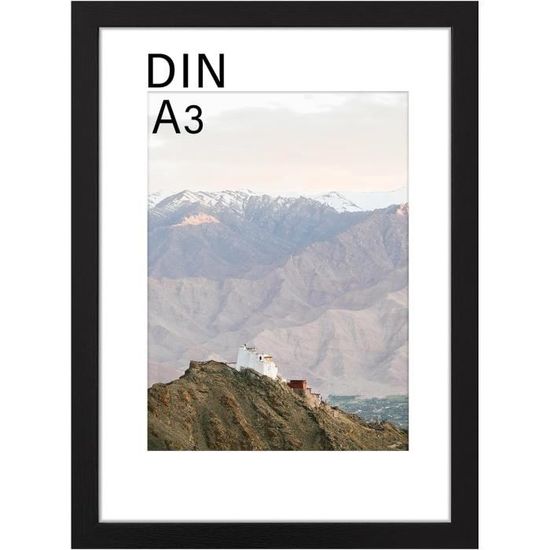 Cadre Photo A3 29,7X42 Cm En Bois, Cadre Photo A3 Pour Impression A3 ...