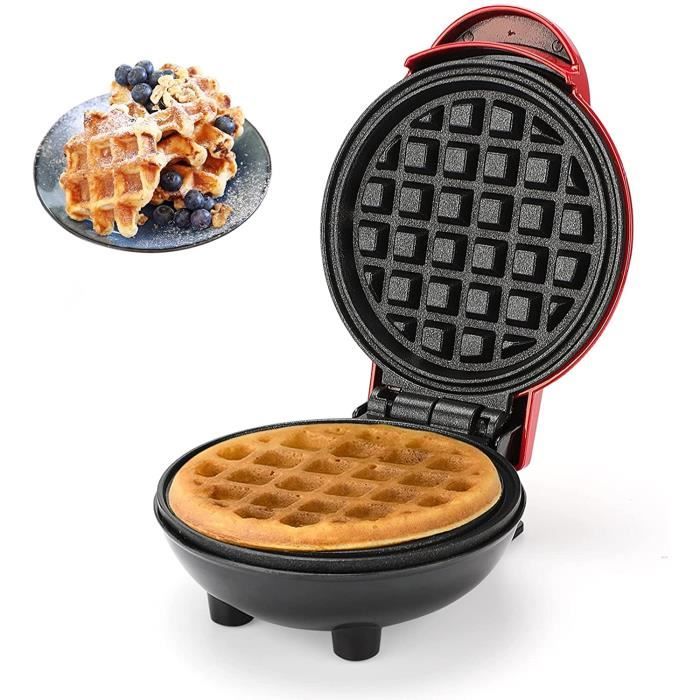 Gaufrier mini machine à gaufres 4,80 3,46 en acier inoxydable 350 w ...