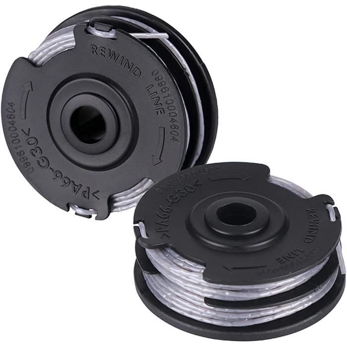 Bobine Rechange pour Coupe Bordure,2Pcs Φ1.6mm 6m F016800351 Bobine Nylon,Bobine pour ...