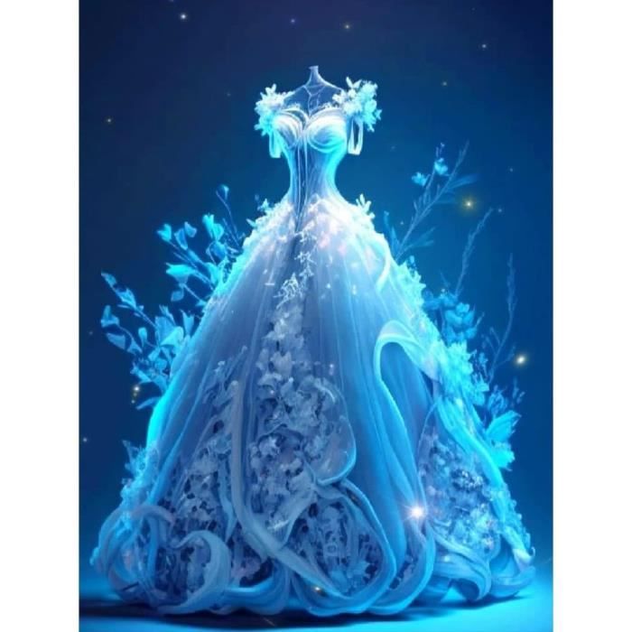 Broderie Diamant Kit Complet Robe De Mariée Bricolage Diamond Painting ...