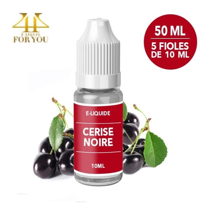 E-liquide pas cher - 50 ML saveur CERISE NOIRE avec 6MG de nicotine ...