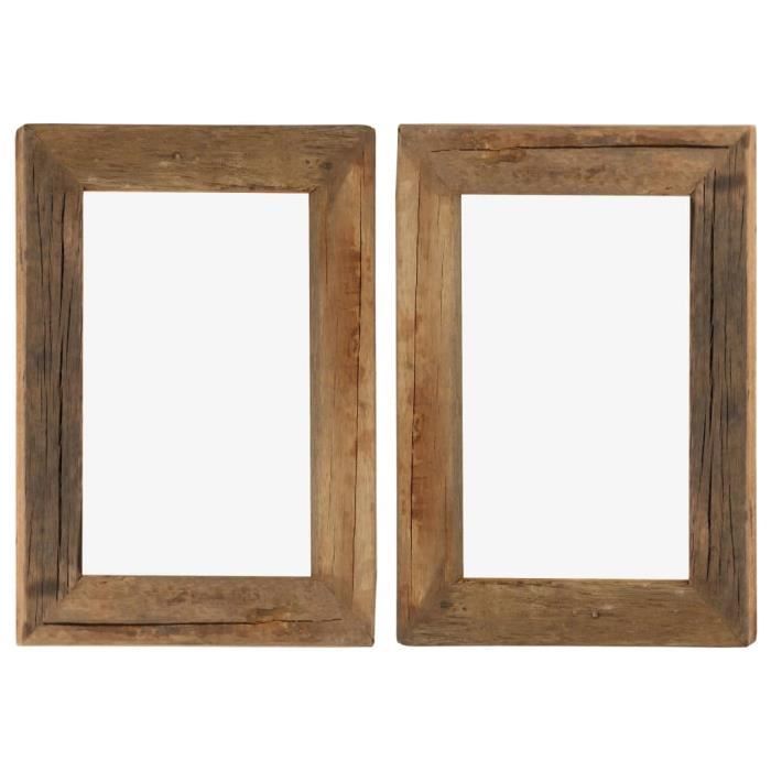 Luxueux Lot de 2 Cadres photos Design Moderne - 30x40cm Bois de ...