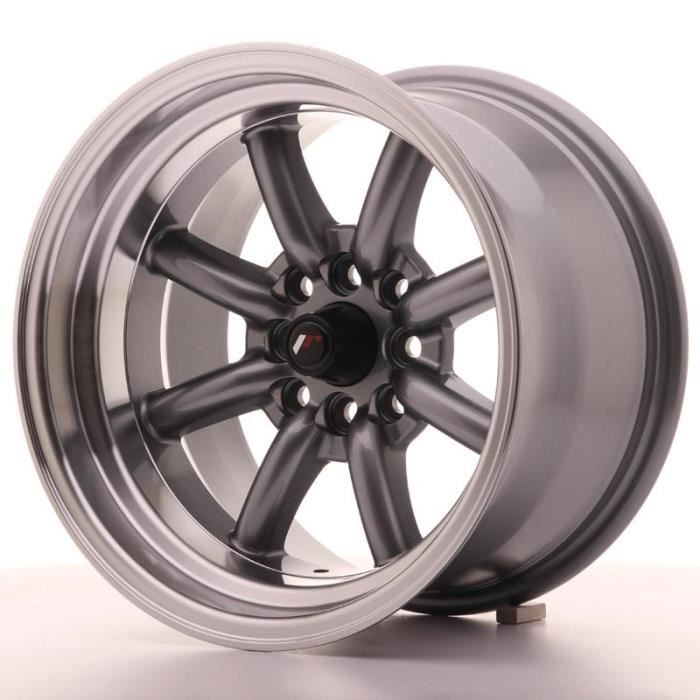Jante 15 JR19 15x9 ET-13 4x100/114.3 Gun metal - Cdiscount Auto