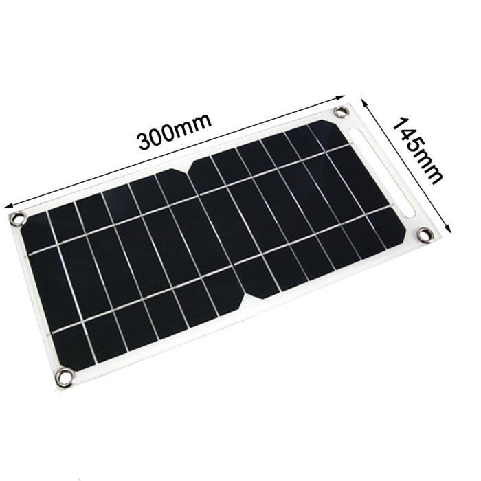 Panneau Solaire 100w Avec Sortie Usb 12v5v Dc Étanche Kits De Plaques Solaires Chargeur De ...