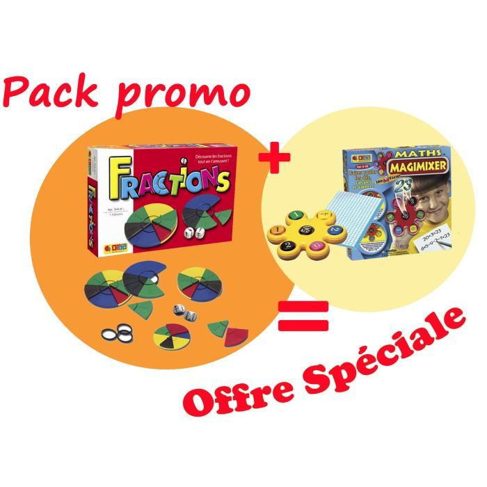 Jeu de plateau mathématique - BSM - Fractions + Maths Magimixer - Pour ...