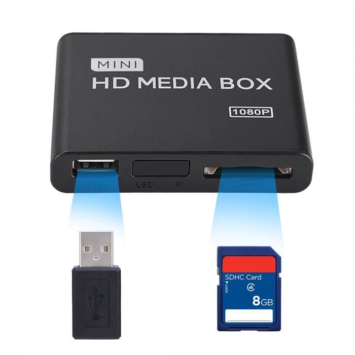 MSA 110-240V Full Hd Mini Box Media Player 1080P Media Player Box ...