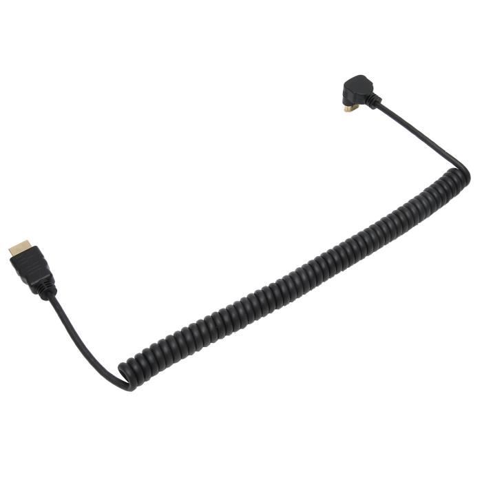 Câble convertisseur HDMI mâle vers mâle FDIT - Extension enroulée d ...