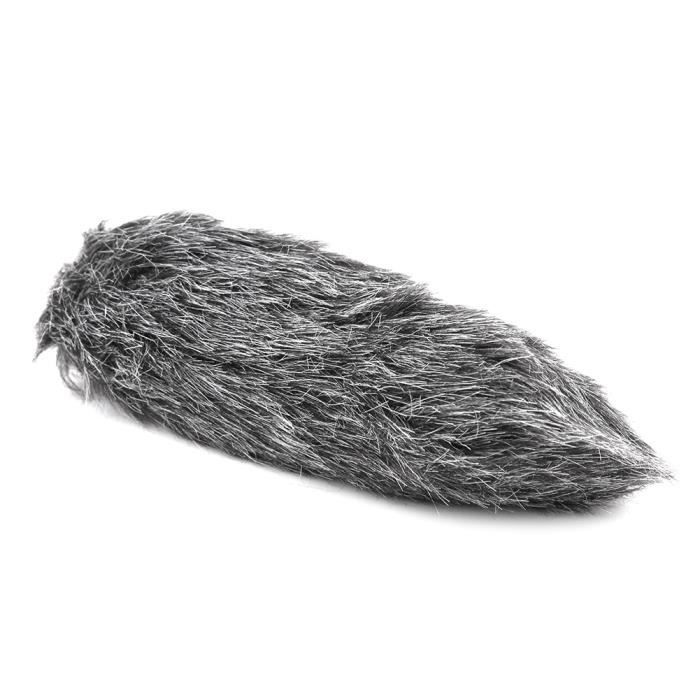 HURRISE Velu de pare-brise de microphone Microphone Windshield Furry ...