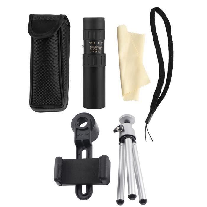 Betian-Télescope zoom 10-30x25 monoculaire zoom vraies couleurs pour ...