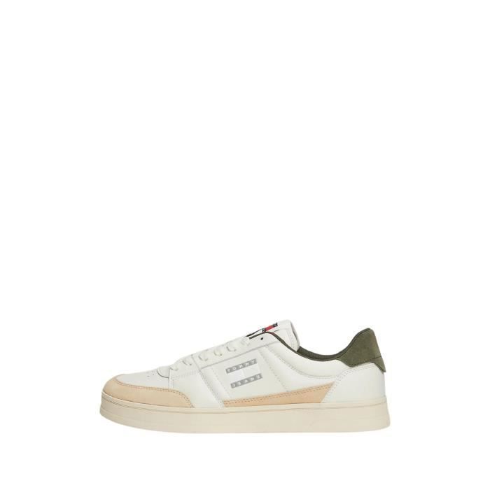 Baskets homme Tommy Hilfiger Ref 63859 YBI Blanc Blanc - Cdiscount ...