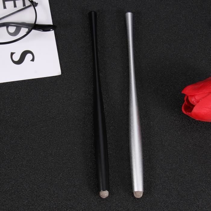 4pcs métal capacitif stylet fibre remplaçable chiffon pointe tactile ...