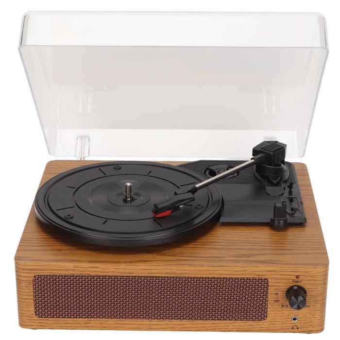 SALALIS Tourne-disque Phonographe rétro à platine vinyle à 3 vitesses ...