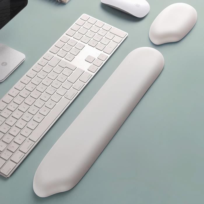 Repose-Poignet Pour Clavier Et Souris (Blanc)[J2538] - Cdiscount ...