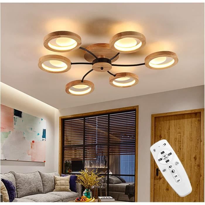 Lampes de salon Dimmables Azanaz Plafonnier LED de Plafond Décoratif ...