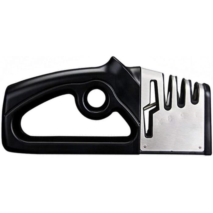 Pierre À Aiguiser 4 Étages Aiguiseur Couteau De Cuisine Grinder Pierre Diamant Céramique ...