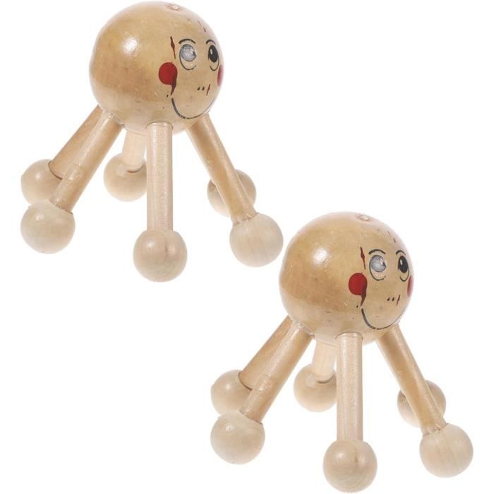 2 Pièces Masseur De Colonne Cervicale Masseur De Tête À Griffes Gratte ...