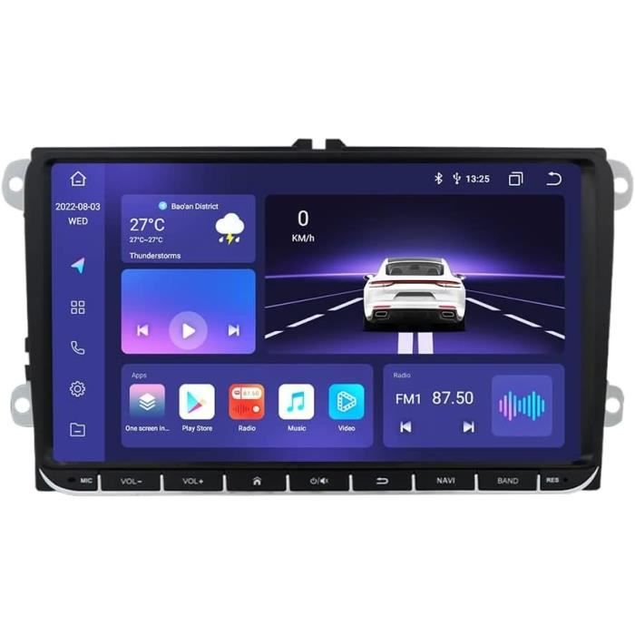 Android 12 Radio De Car 9 Inch Touch Screen 8 Cores Vw Golf 5-6 T5 ...