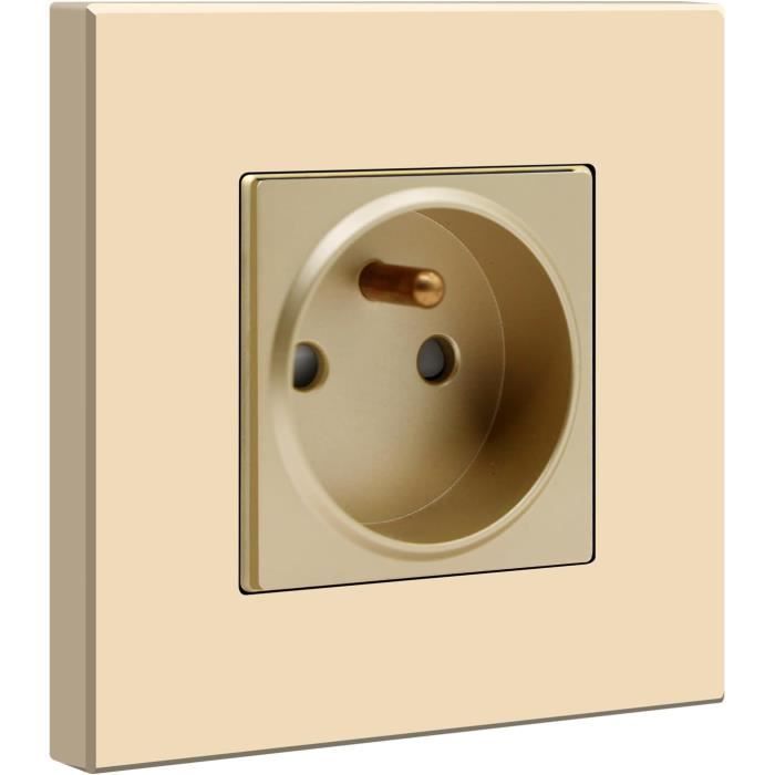 Prise Murale,16A Single Prise De Courant Alternatif Avec Panneau En ...