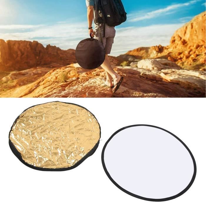 YOSOO Poignée Ronde Réflecteur Réflecteur de lumière de photographie 5 ...
