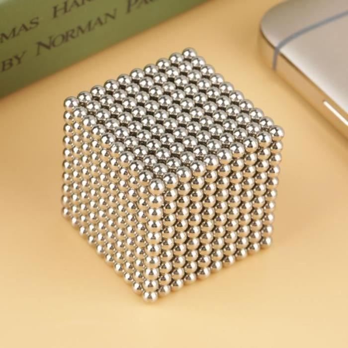 Cube magique magnétique 1000 billes diamètre: 3mm-HB044 - Cdiscount Jeux - Jouets