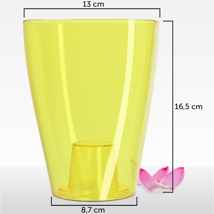 KADAX Pot de fleurs, mince et simple pour orchidée, marguerite, pour ...