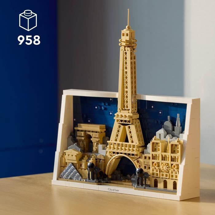 LEGO Architecture 21064 Paris, Ville de l’Amour - Set de Construction ...