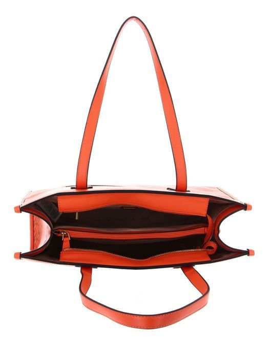 GUESS Sac shopper orange néon rouge clair pour femme - Silvana ...