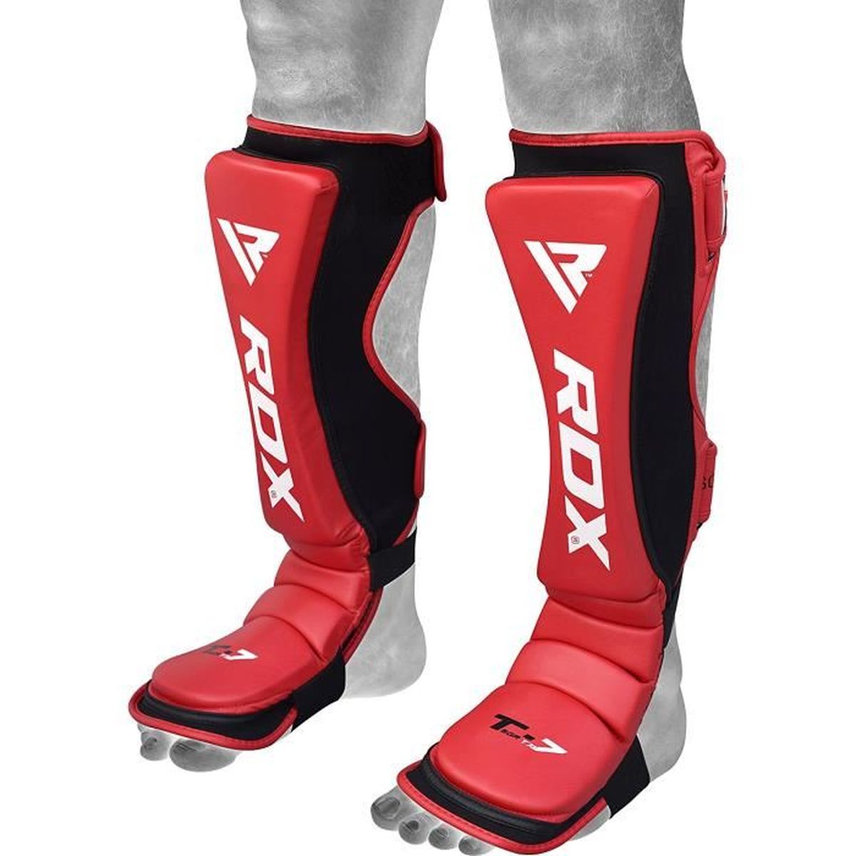 RDX Protège Tibia Maya Hide Cuir Boxe Pied MMA Kick Boxing Arts Muay ...