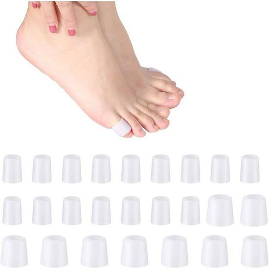 Toe Cushion Tube Toe Tubes Sleeves Soft Gel Corn Pad Protectors pour ...