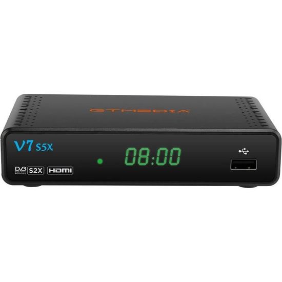 V7 S5X Décodeur Satellite DVB-S-S2-S2X avec Antenne WiFi USB 1080p Full ...